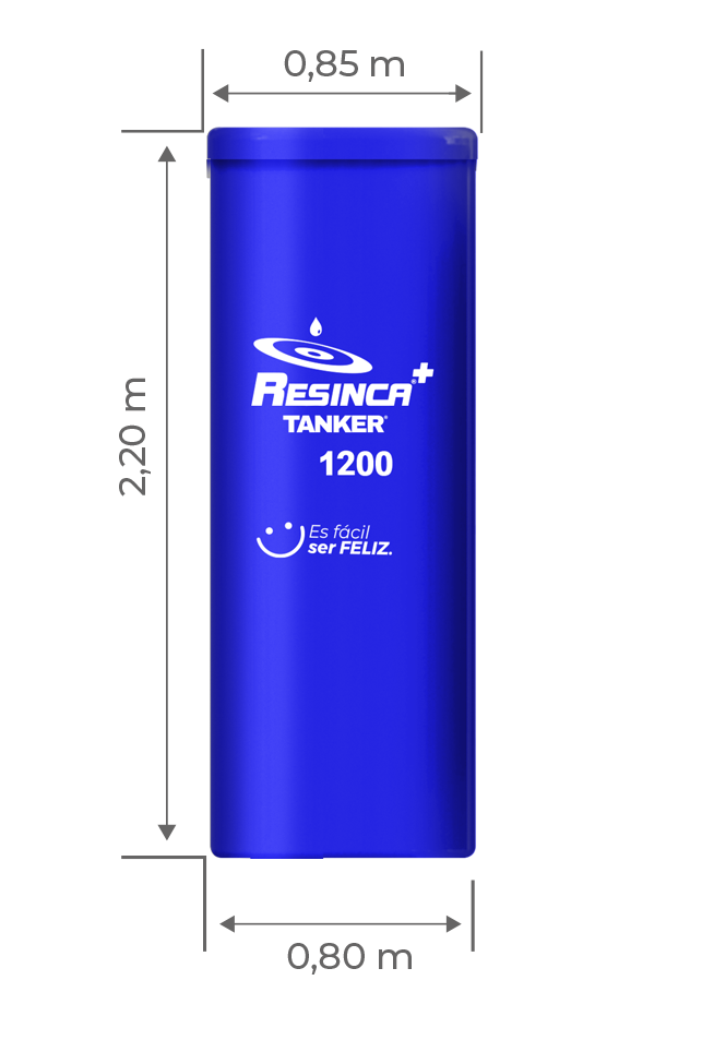 Tanque Cilíndrico Doble Capa - Resinca